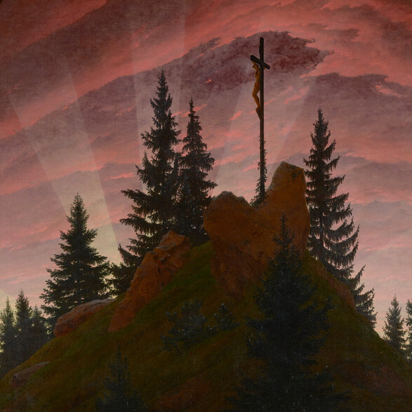 Tetschener Altar - Das Kreuz im Gebirge - VELKD